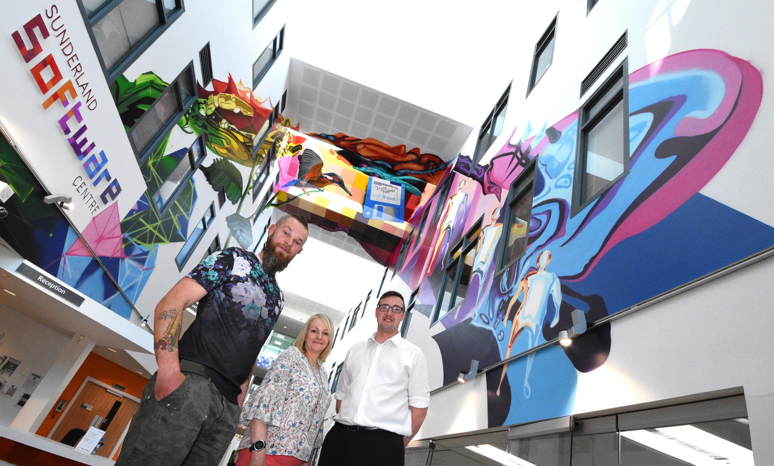 Artist Frank gives Sunderland Software Centre a fresh look - North East ...