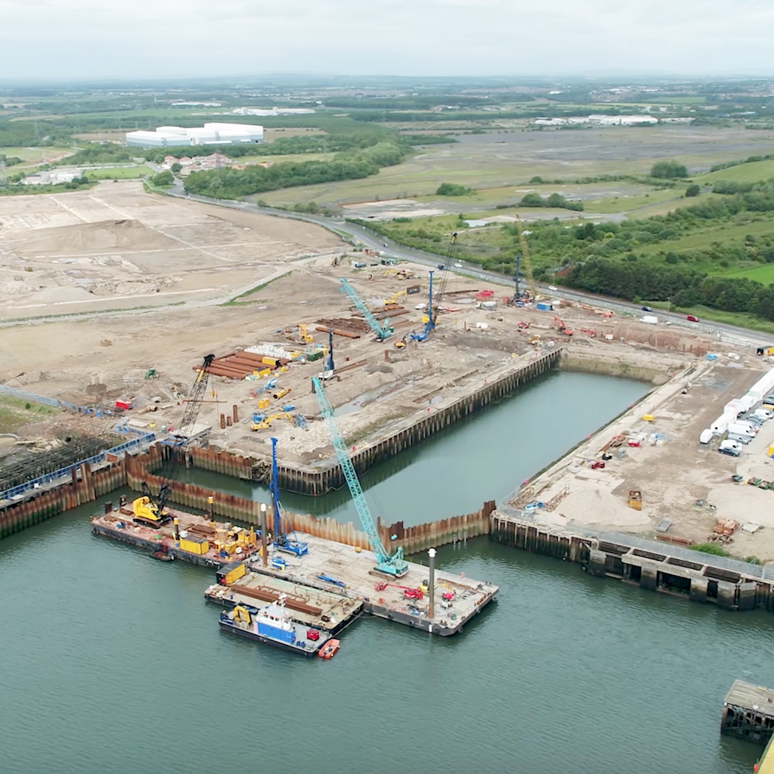 Dock work commences on major offshore energy site - North East Times ...